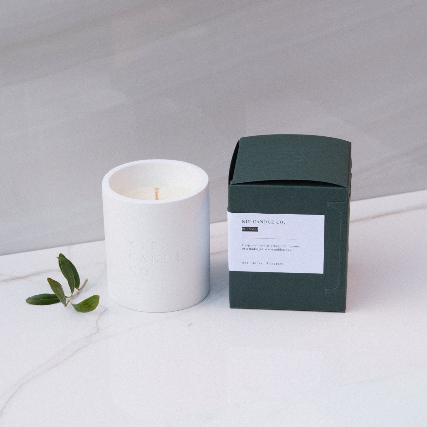 Nomad Stone Collection Candle - Kip Candle Co